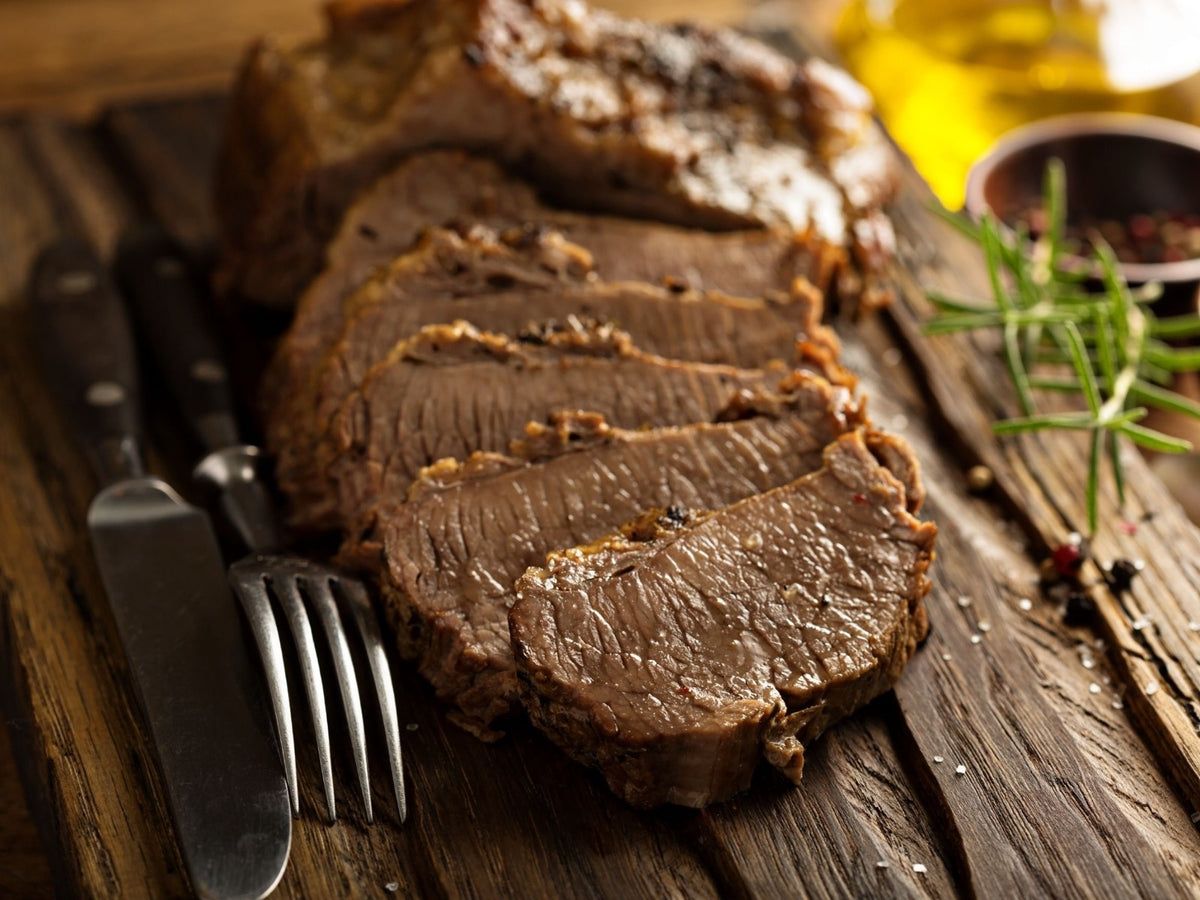 Apple Cider Braised Bison Brisket With Stone Ground Mustard