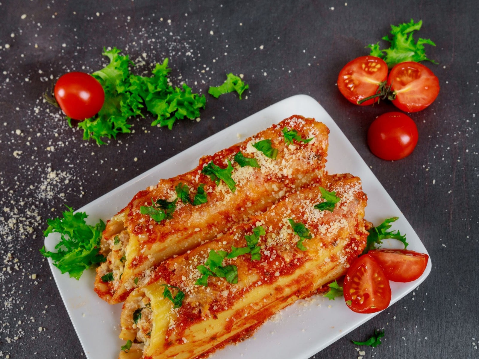 Three Cheese Manicotti