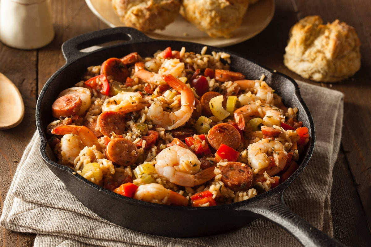 Louisiana Jambalaya With Chicken & Mexican Blue Shrimp